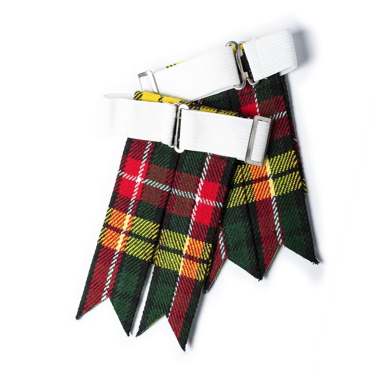 UMAM Kilt Flashes for Men with Heavy Buckle Adjusters, Plain Kilt Hose ...