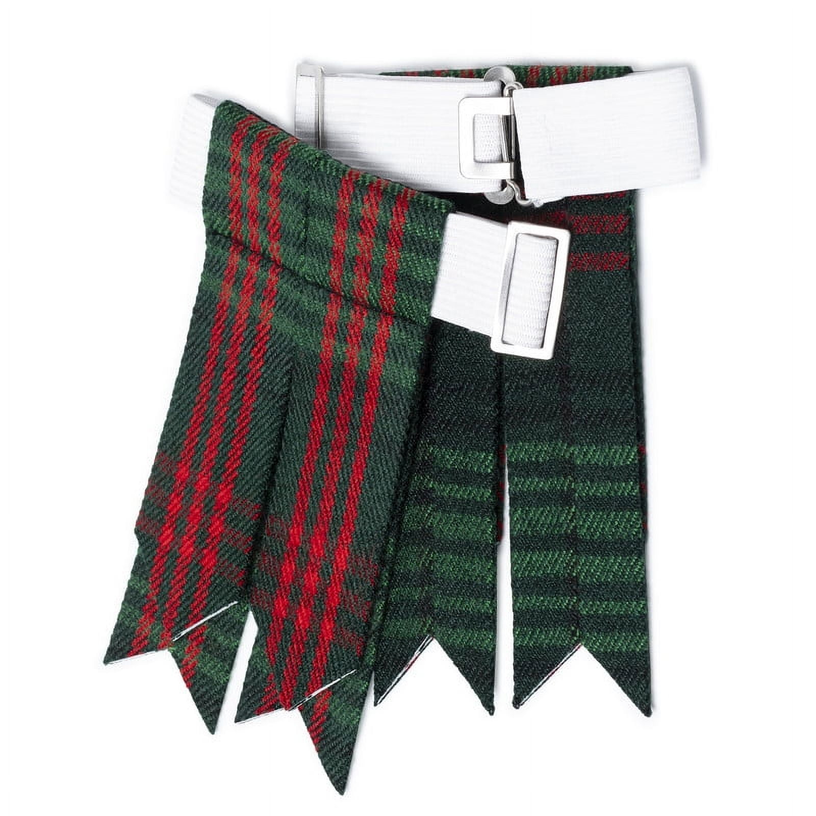 UMAM Kilt Flashes for Men with Heavy Buckle Adjusters, Plain Kilt Hose ...