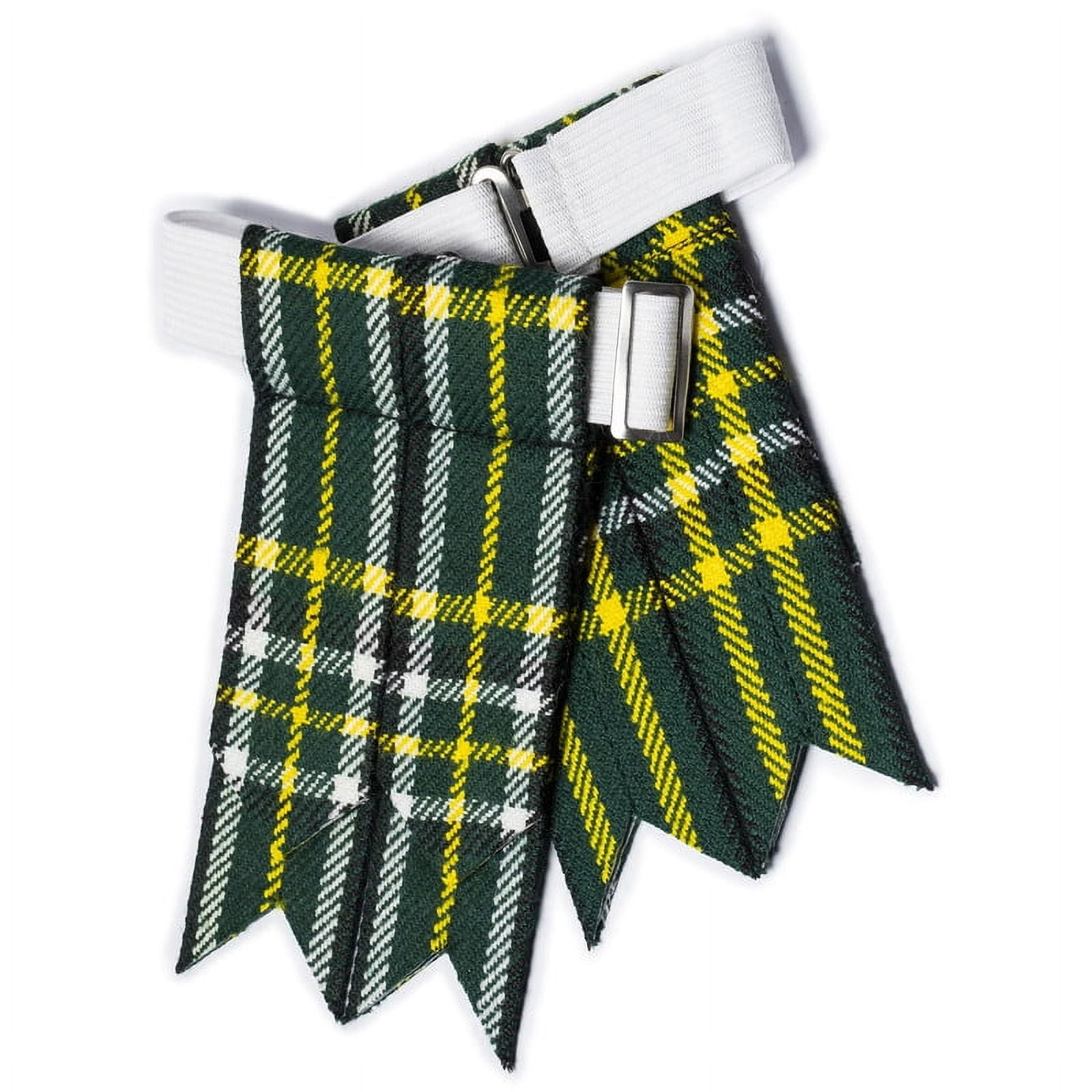 UMAM Kilt Flashes for Men with Heavy Buckle Adjusters, Plain Kilt Hose ...