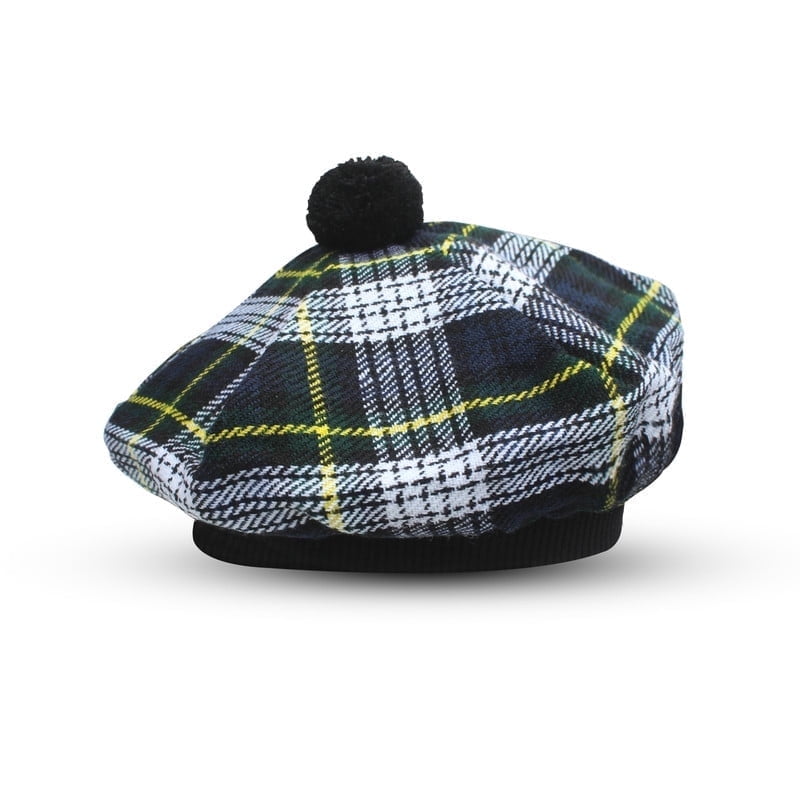 UMAM Scottish Traditional Tam o' Shatner Acrylic Wool Tammy Hat Flat Bonnet Kilt Many Tartans ...