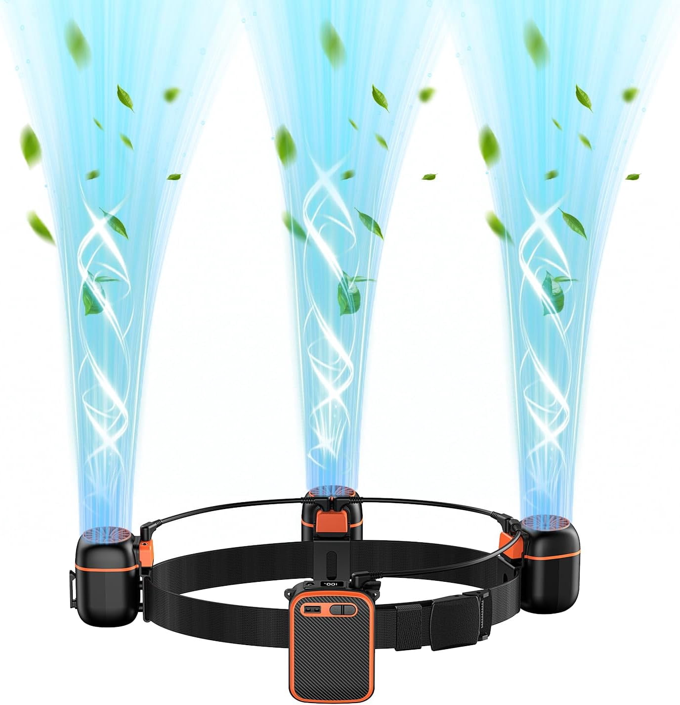 UMANNO Portable Waist Fan Belt with 3 Cooling Units,10000mAh ...
