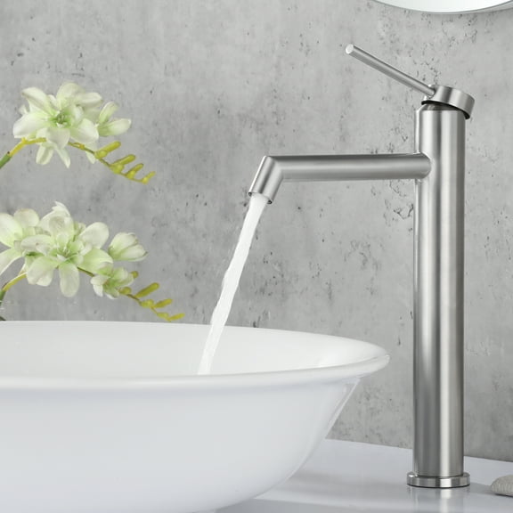 Automatic Motion Sensor Bathroom Sink Faucet Touchless Brushed Nickel ...