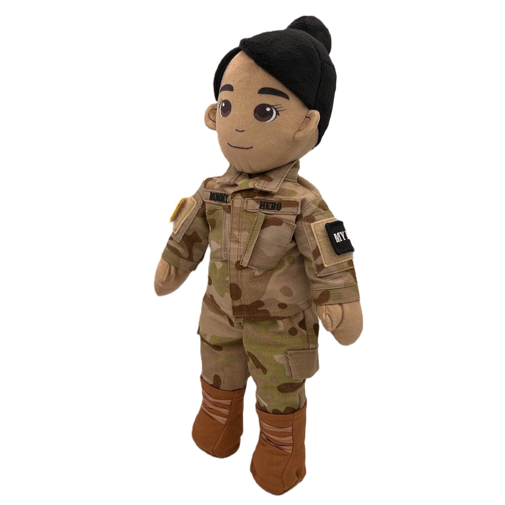 UMBO My Hero Re-Recordable Army Soldier Mommy Doll | 1+ Hour Audio ...