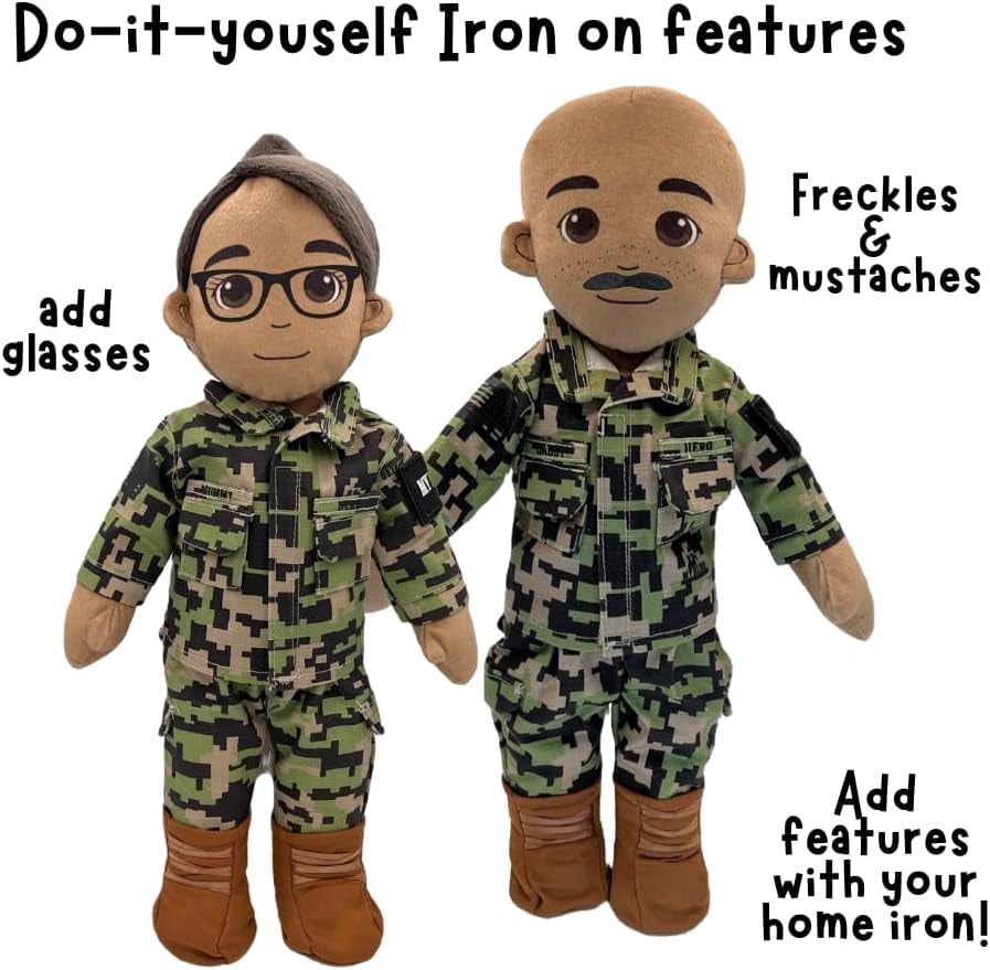 UMBO My Hero Navy Sailor Recordable Book Doll – Military Daddy Doll for ...