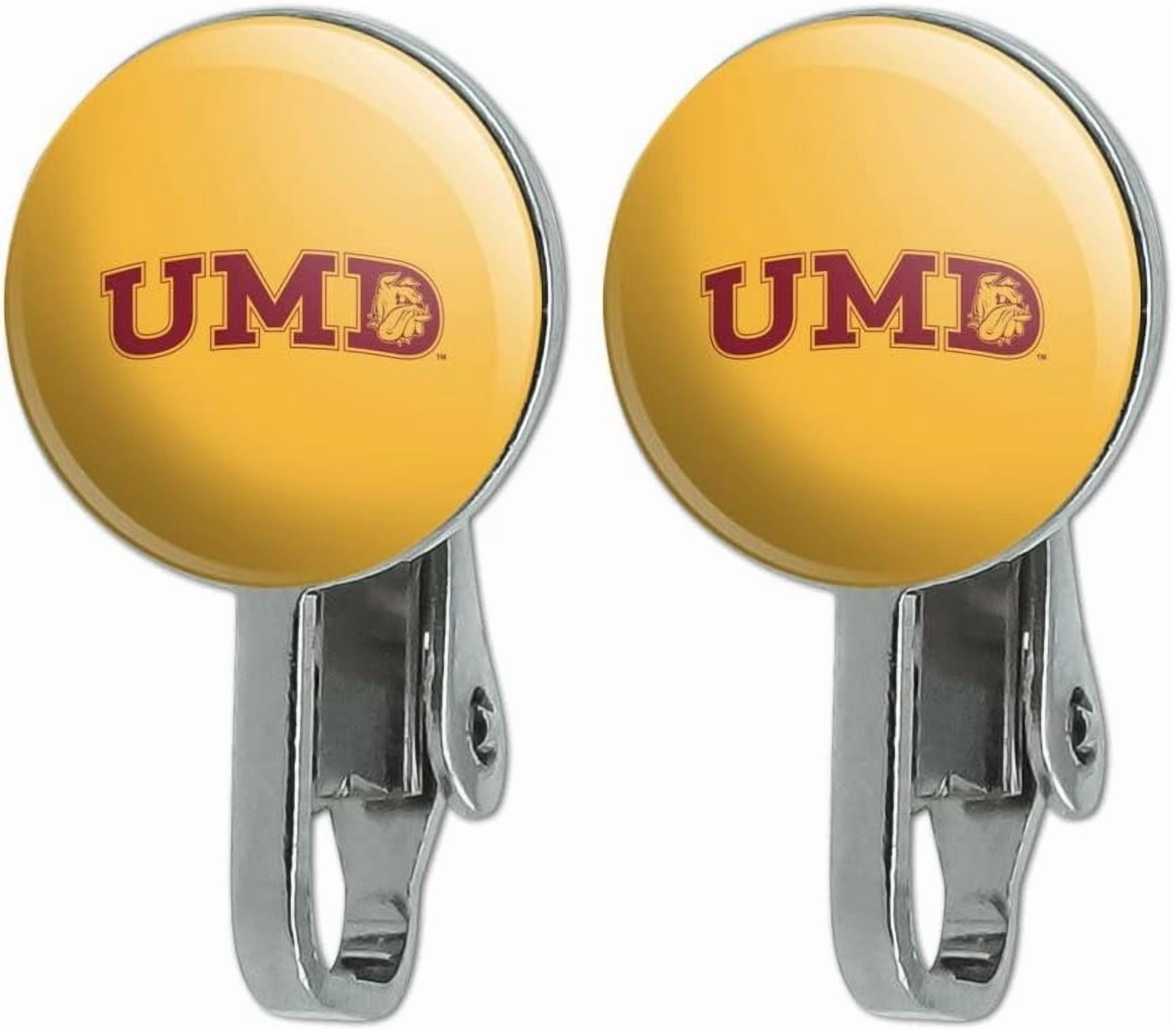 UMD Secondary Logo Novelty Clip-On Stud Earrings[g320] - Walmart.com