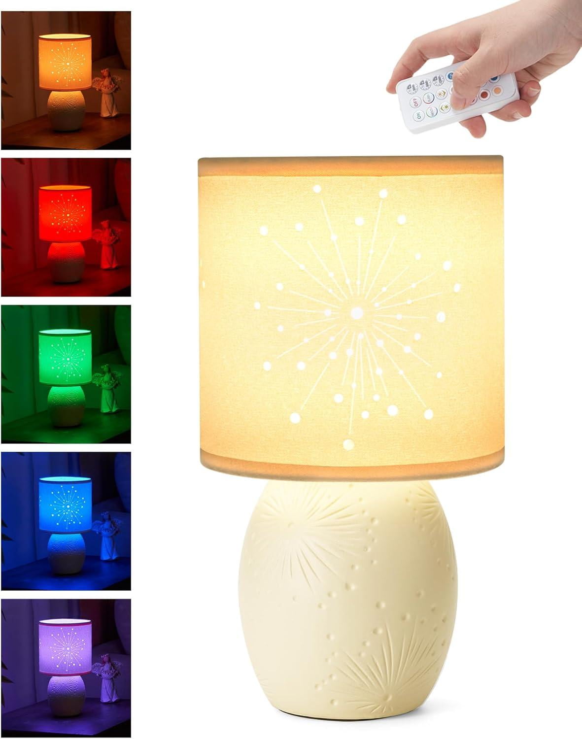 UMEXUS 10'' Cordless Rechargeable Table Lamp, Small Battery Operated ...