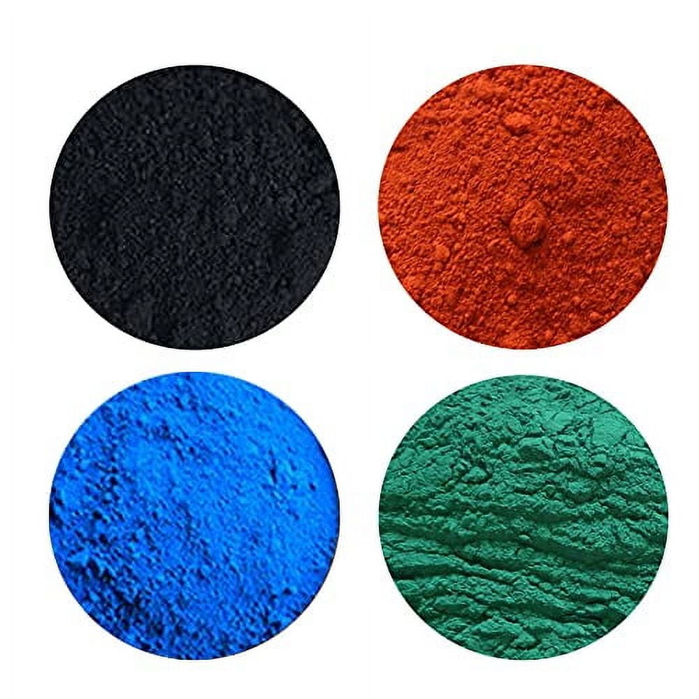 UMID 100 g 4 Packs of Iron Oxide Powder, Concrete Pigment, Cement ...