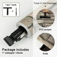 UMIGGEE Brown Stone Brick Wallpaper 17.7-in x 275-in Peel and Stick ...