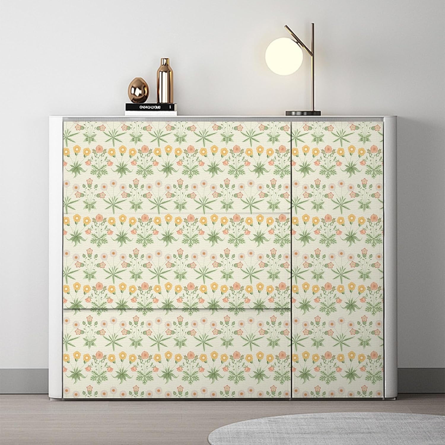 UMIGGEE Floral Peel and Stick Wallpaper Vintage Removable Flower ...