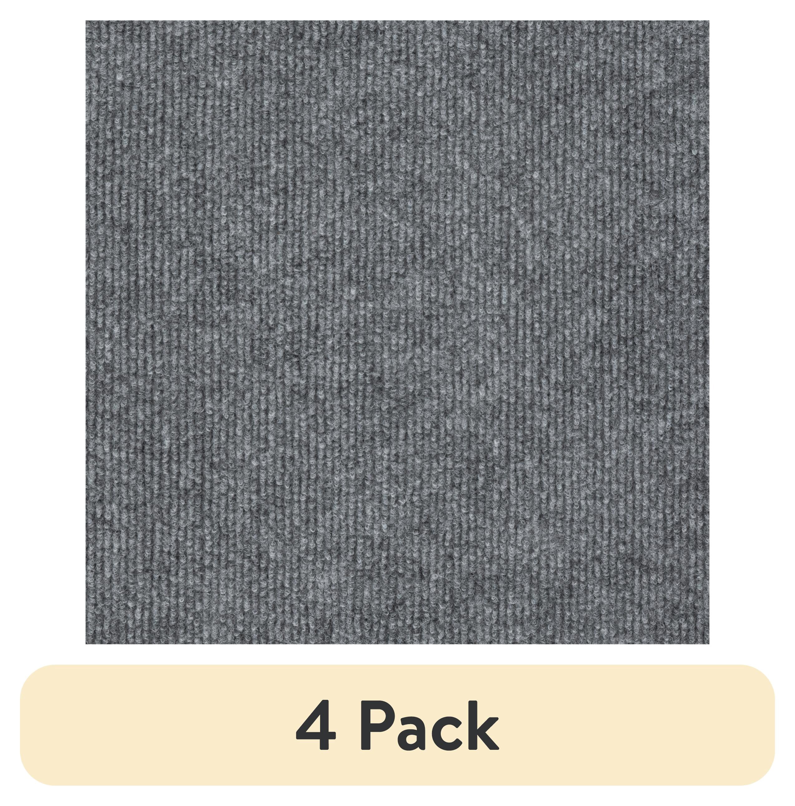 (4 pack) UMIGGEE Peel and Stick Carpet Tiles Light Grey Self-Adhesive ...