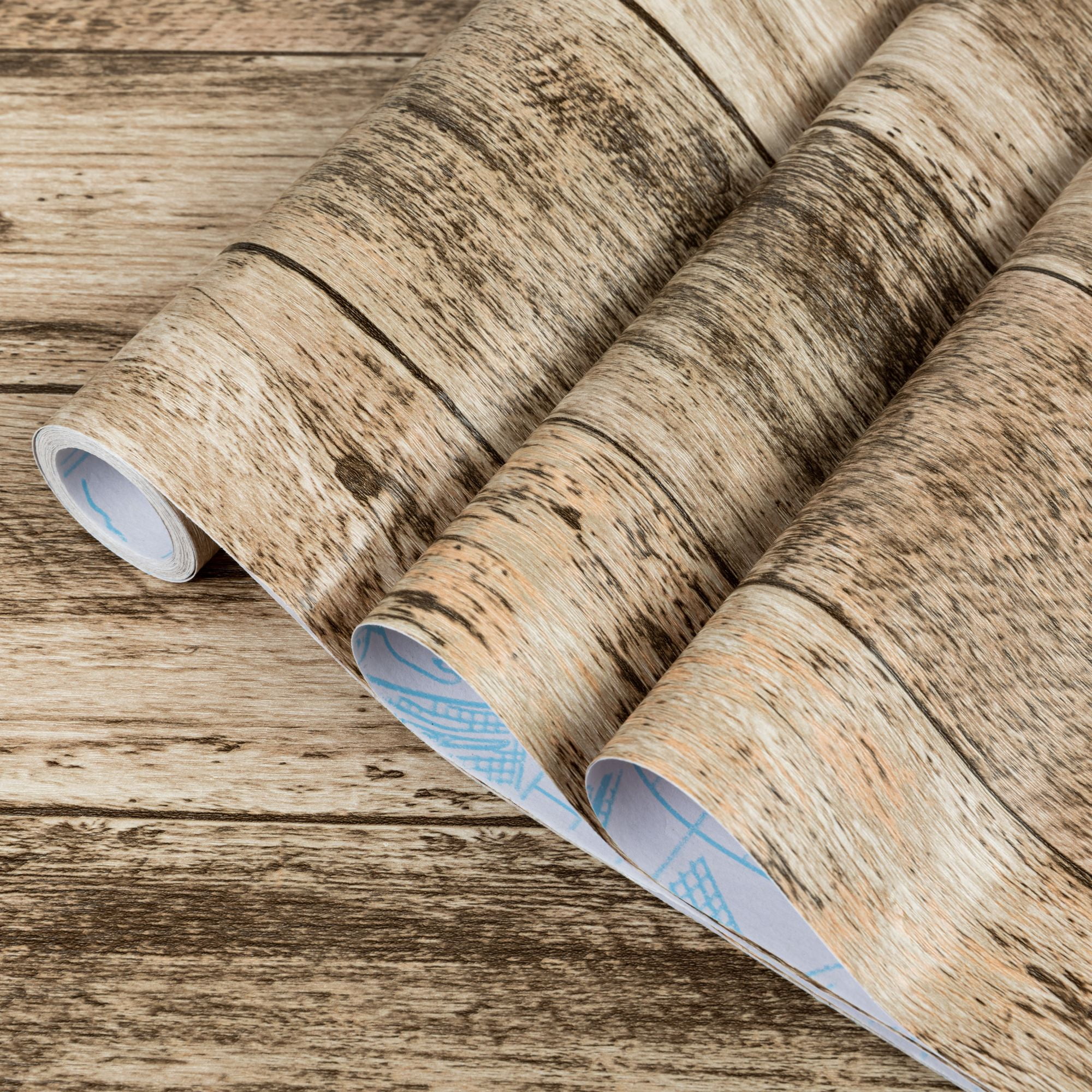 UMIGGEE Wood Peel and Stick Wallpaper 15.7-in x 118-in Wood Grain ...