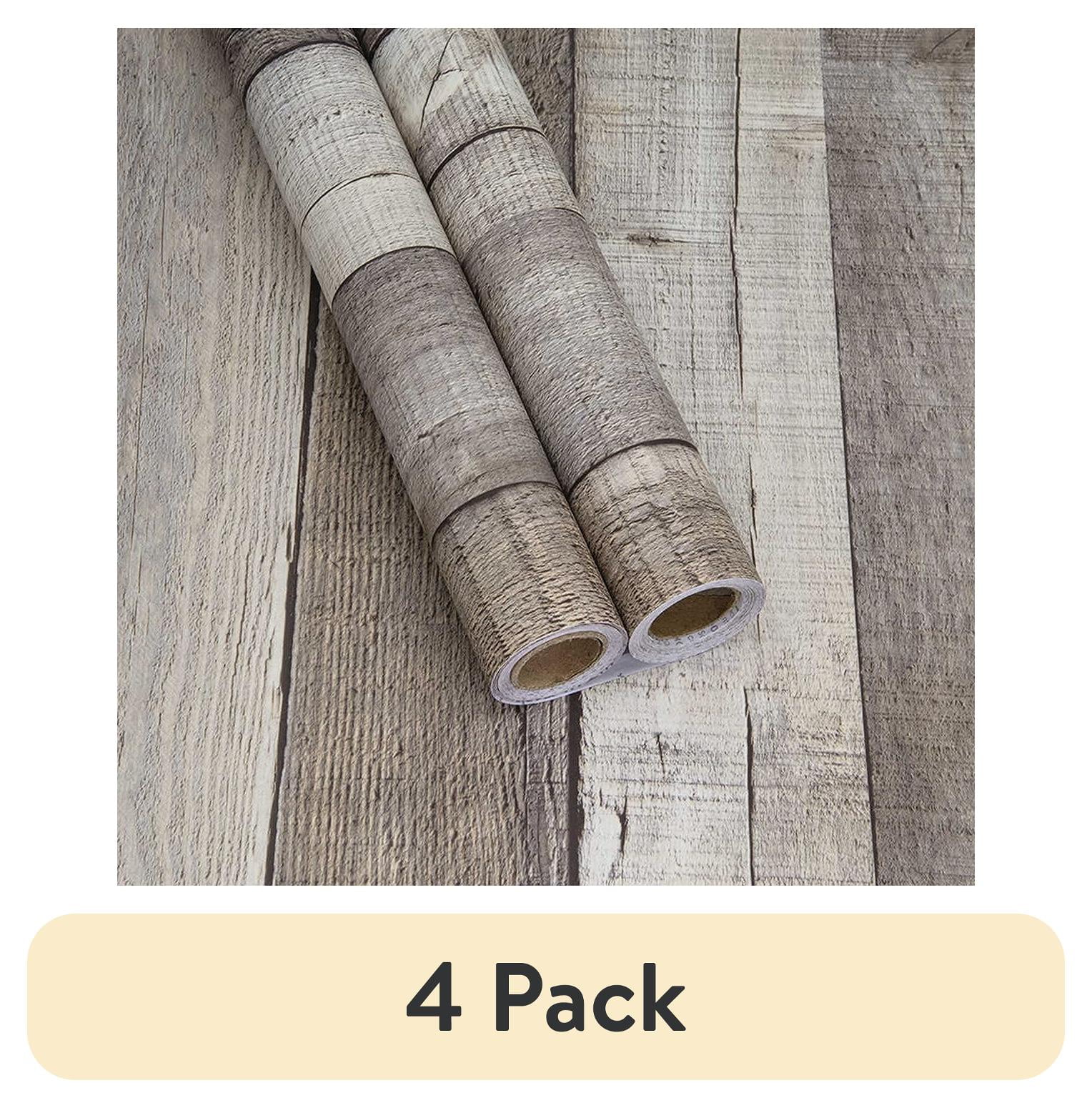 (4 pack) UMIGGEE Wood Wallpaper Peel and Stick Wallpaper 17.7" x 118 ...