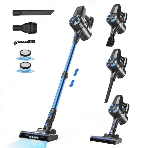 DS4020 Cordless Stick Vacuum Lightweight Cleaner 2-Speed Power Suction ...