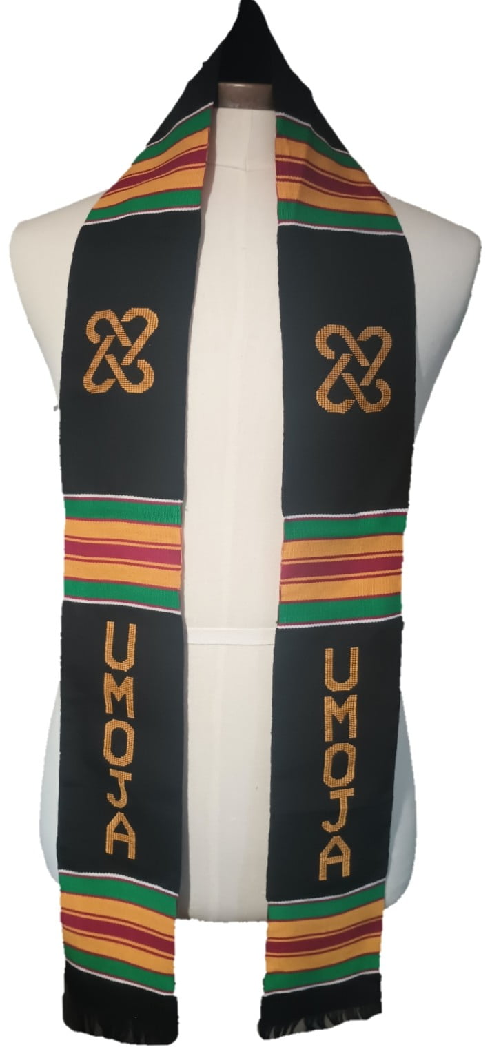 UMOJA Unity Kente Cloth Graduation Ceremonial Stole Sash - Walmart.com