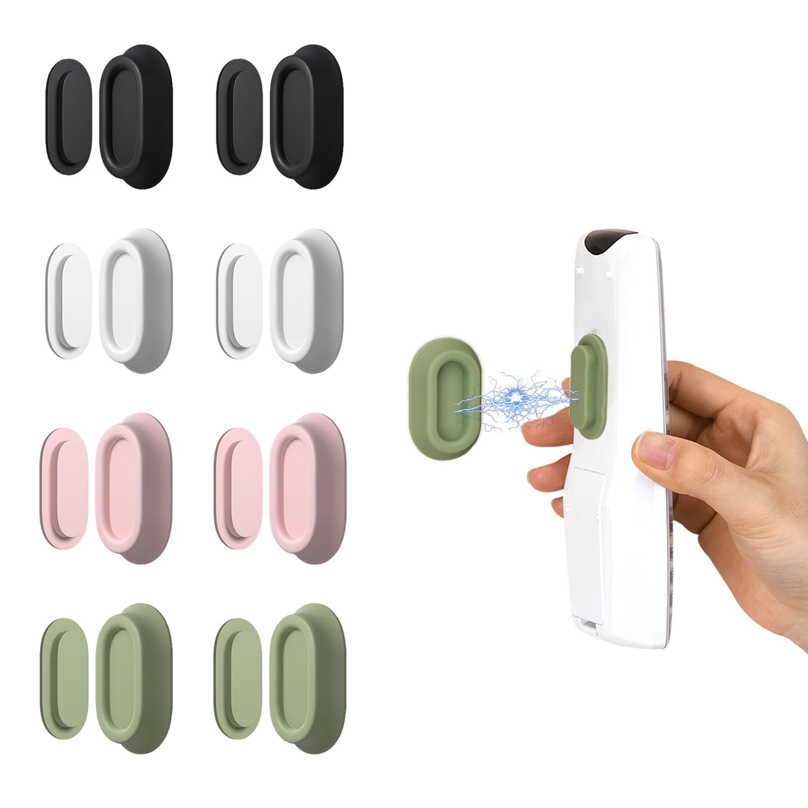 UMUST 8pcs Magnetic Remote Control Holder, Remote Control Holder for ...