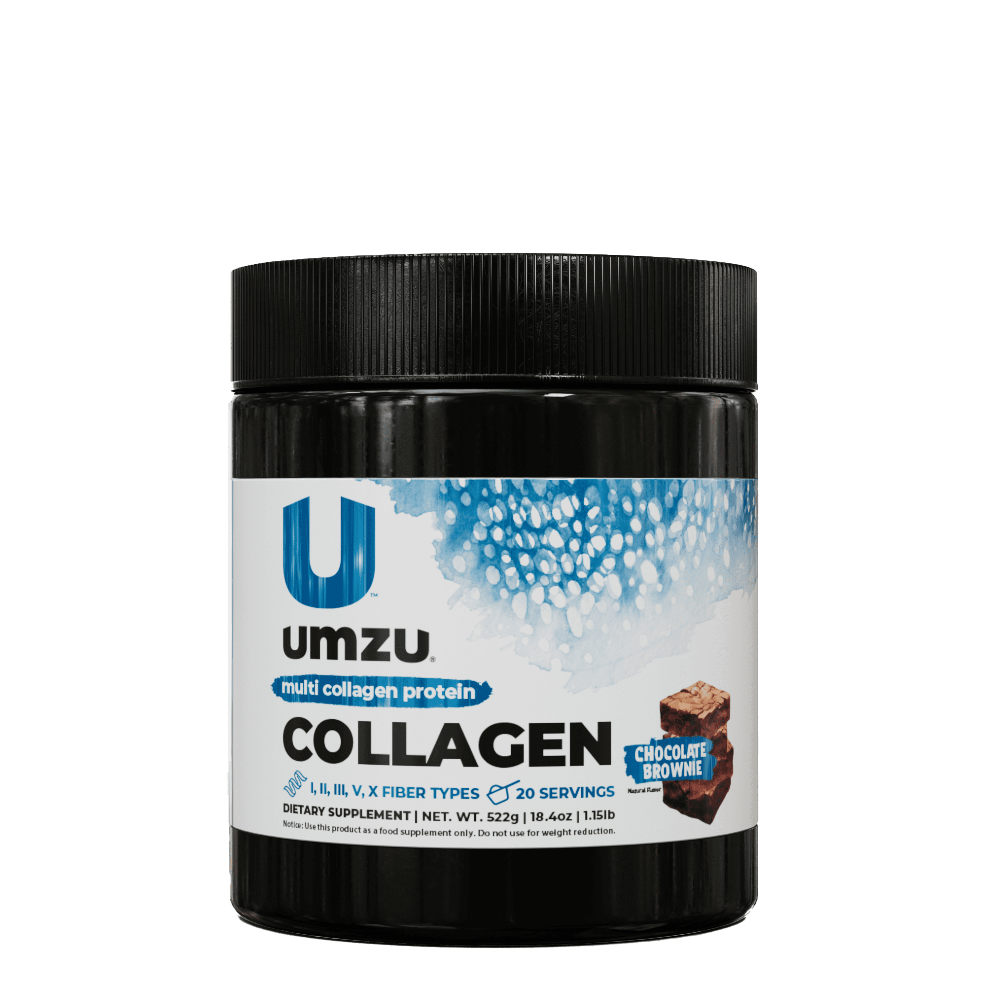 UMZU Collagen Protein: Joints, Skin & Muscle Support Chocolate Brownie ...