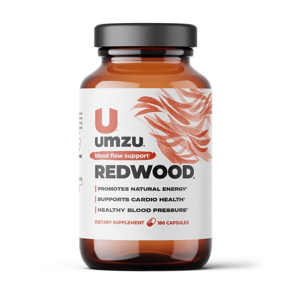 UMZU Redwood, Natural Nitric Oxide Supplement for Blood Flow, Stamina ...