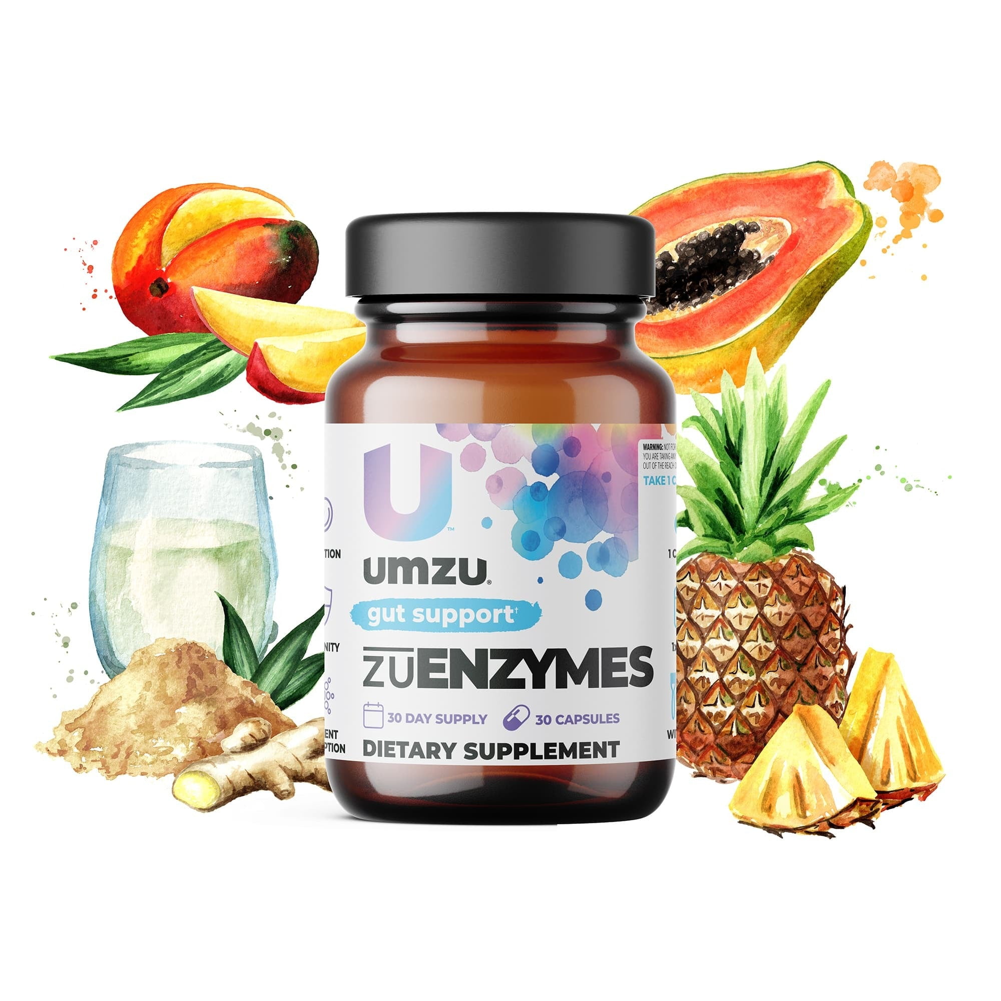 UMZU zuEnzymes: Digestive Enzymes - Walmart Business Supplies