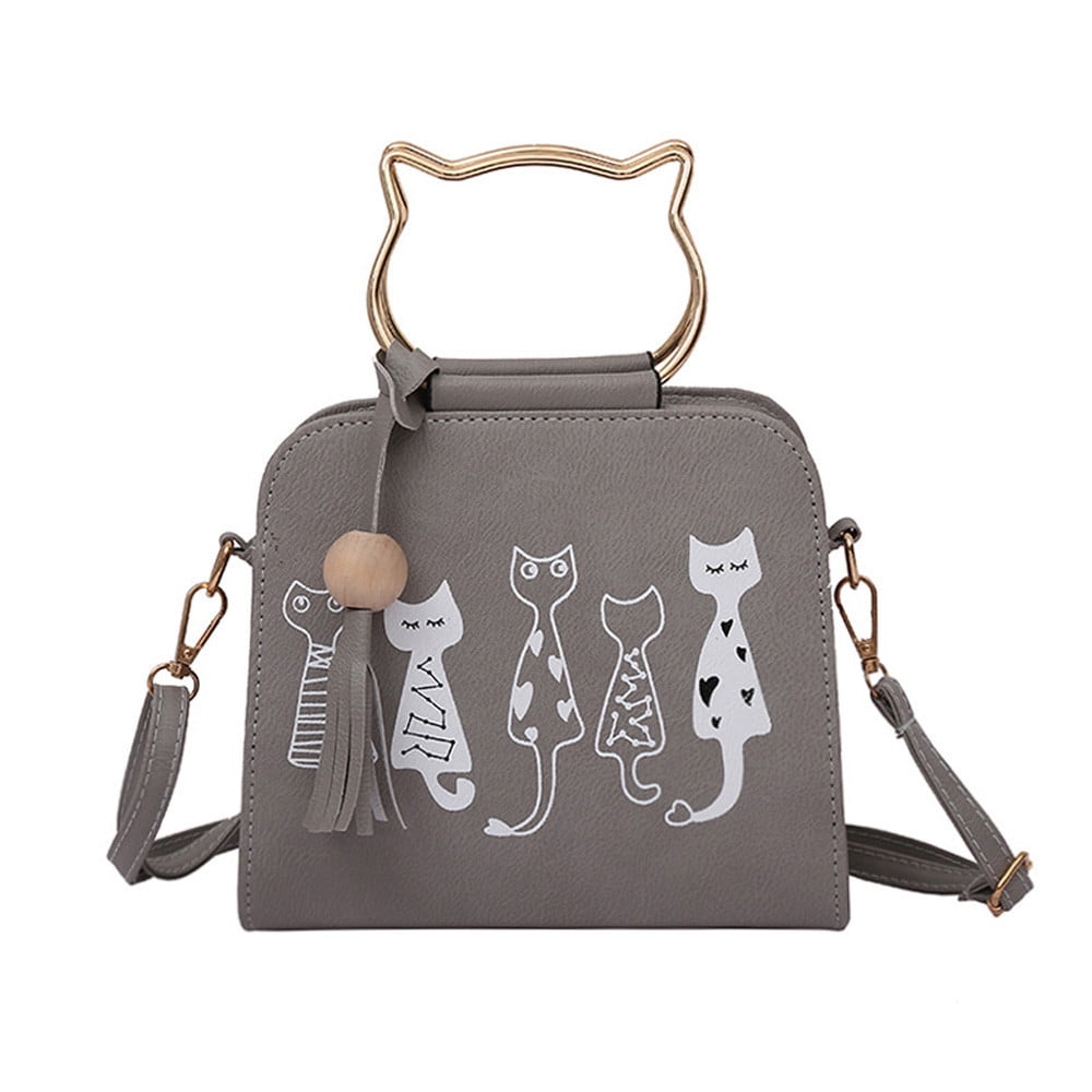 UMfun Animal Messenger Bag Women Handbags Cat Rabbit Pattern Shoulder ...