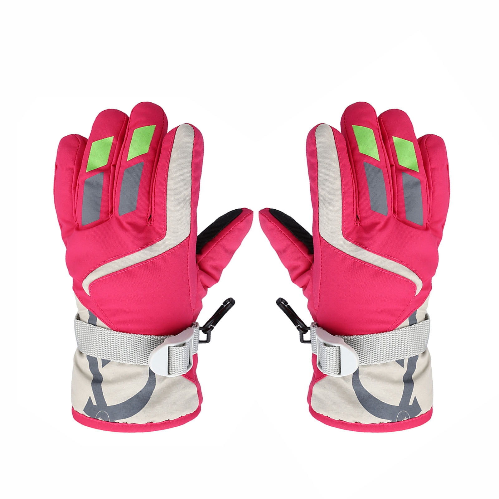 UMfun Toddler Girls Boys Snow Gloves Kids Ski Winter Gloves Windproof ...
