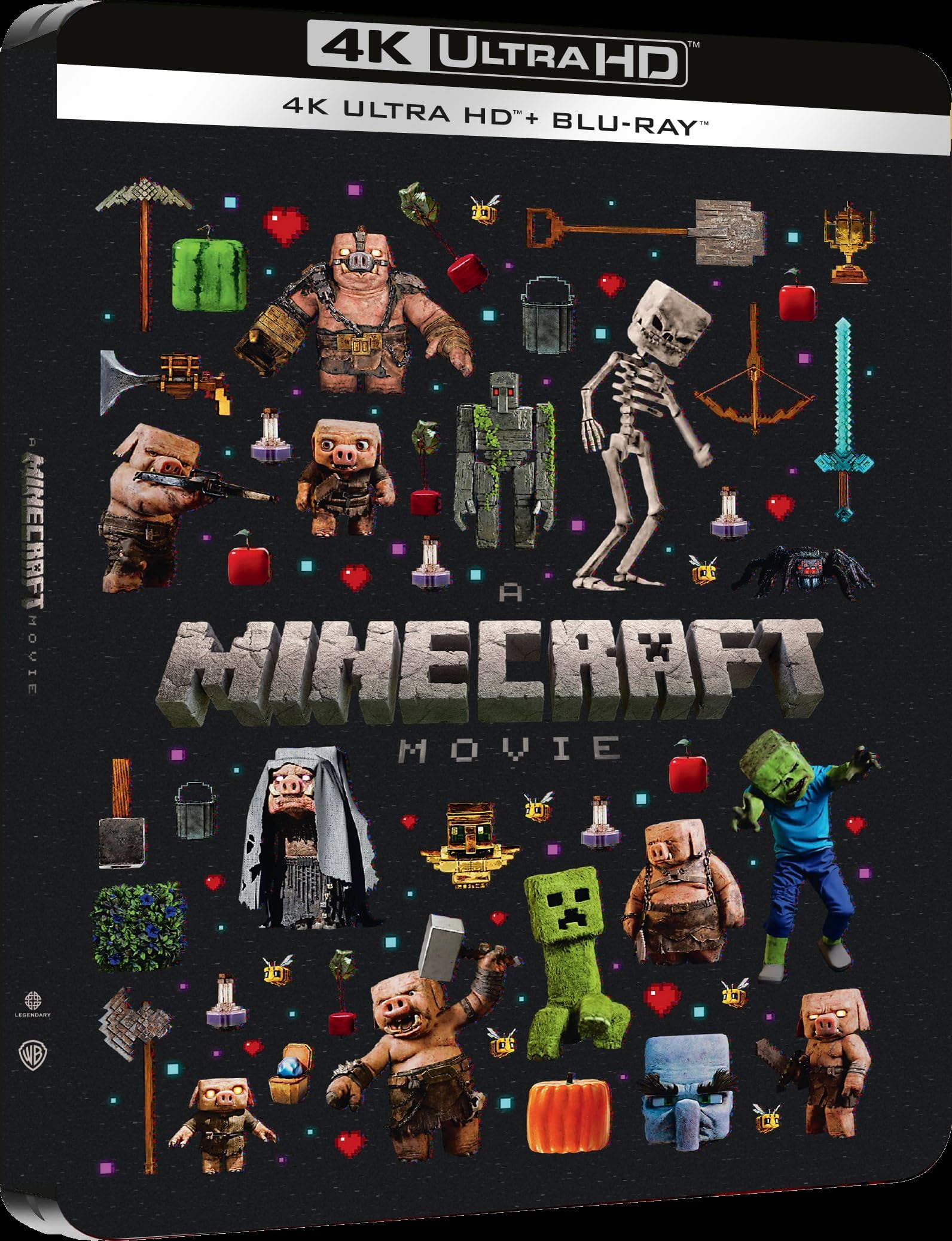 UN FILM MINECRAFT ( 4K Ultra HD + Blu - ray ) (4K Ultra HD) Jason Momoa ...