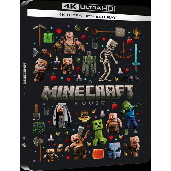 UN FILM MINECRAFT ( 4K Ultra HD + Blu - ray ) (4K Ultra HD) Jason Momoa ...
