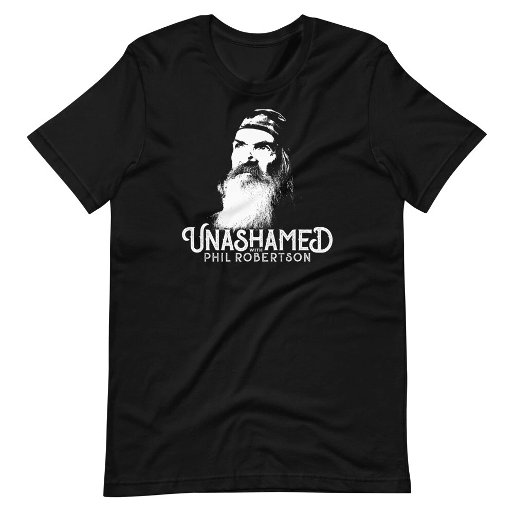 UNASHAMED with Phil Robertson Podcast Black Tee - Walmart.com