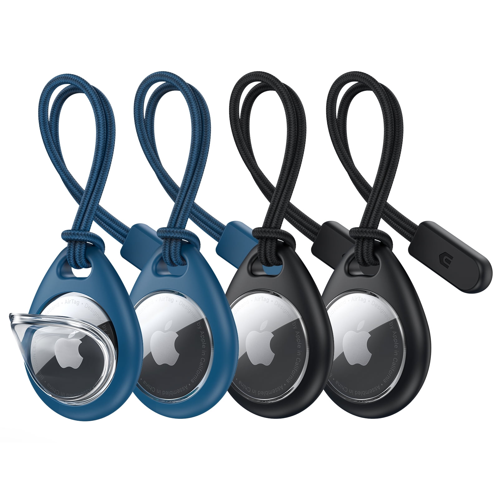 UNBREAKcable Holder for Apple AirTag with Strap- 4 Pack [Fit Tightly ...
