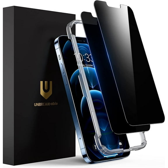 2-Pack Privacy Screen Protector for iPhone 15 Pro Max 6.7-Inch, Auto ...