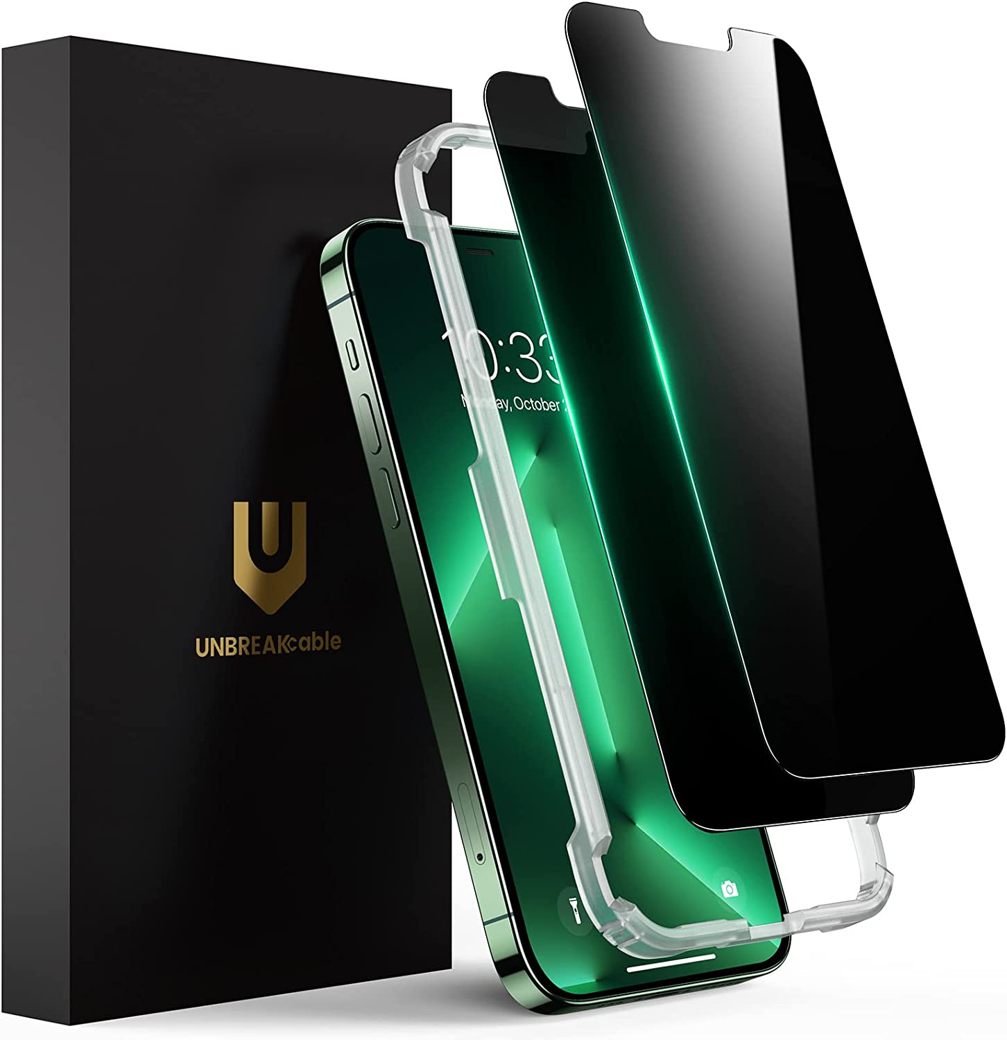 Beeyoka [3 Pack] iPhone 13 Pro Max Screen Protector,Front and Back ...