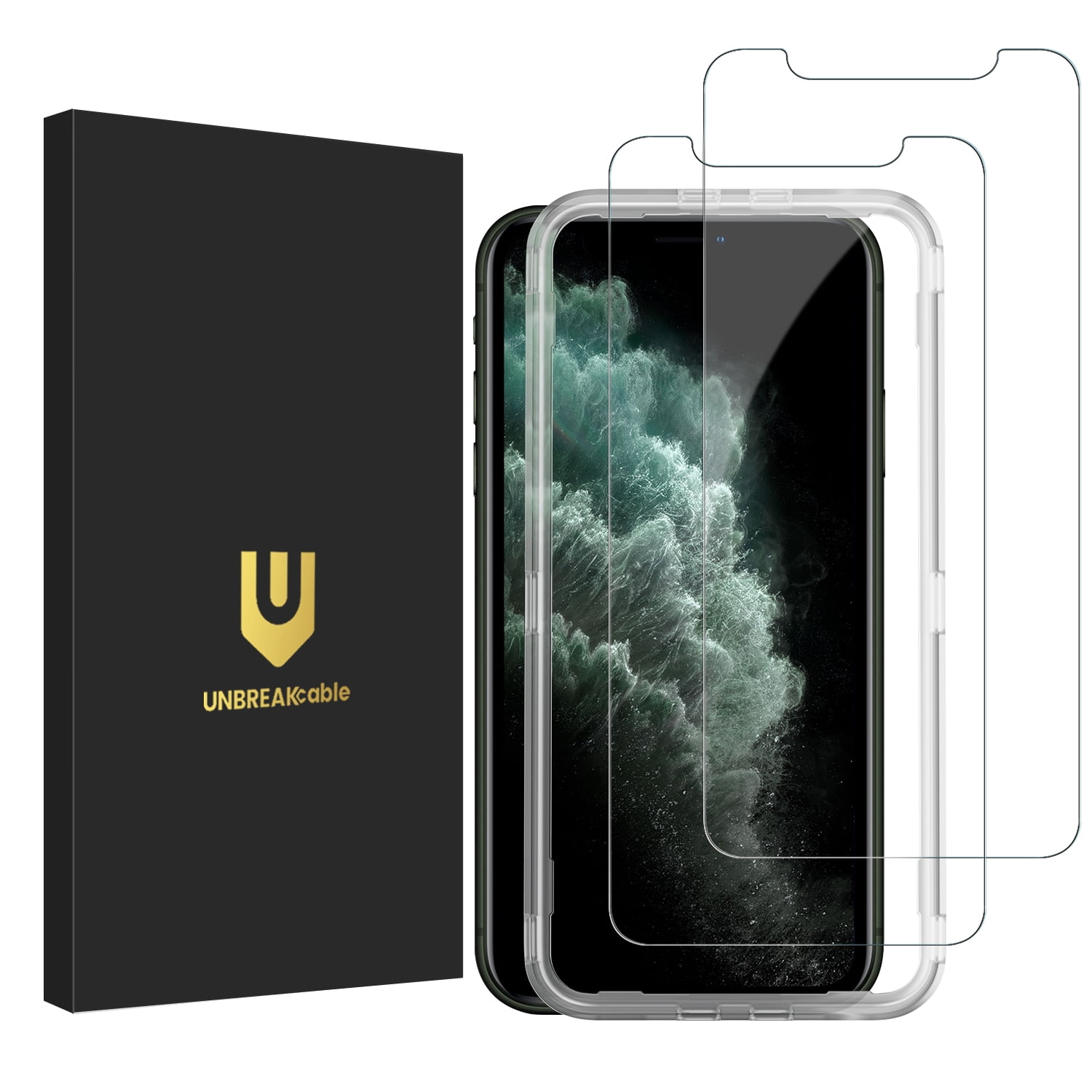 UNBREAKcable 2-Pack Screen Protector for iPhone 11 Pro/ Xs Max, 6.5 ...