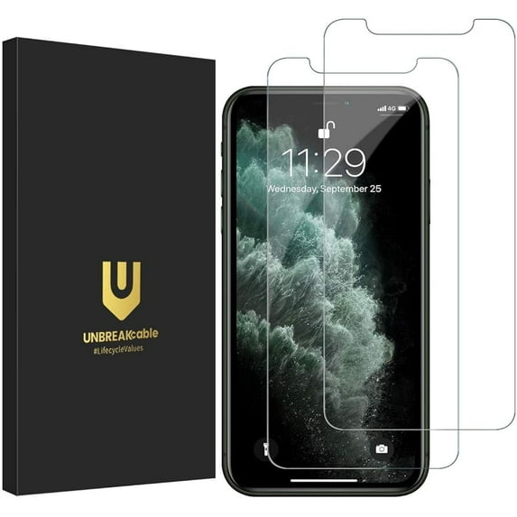 UNBREAKcable 2-Pack Screen Protector for iPhone 11 Pro/ Xs Max, 6.5 ...