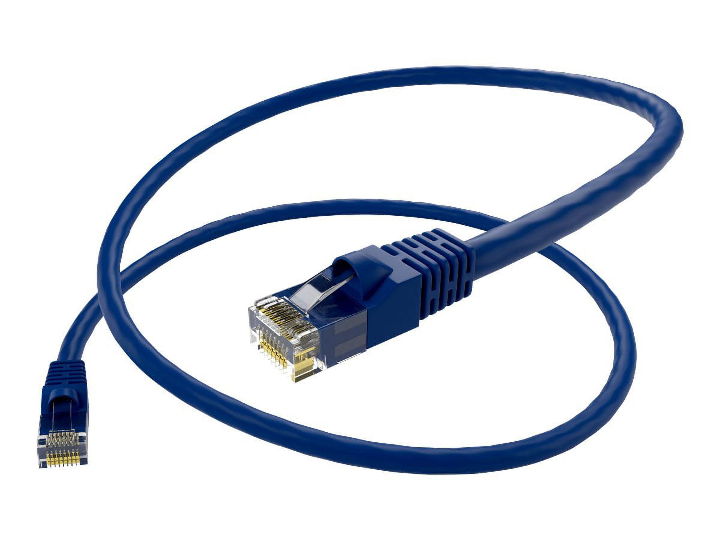 Oncore Power Cat.5e UTP Patch Cable Blue - 5 Ft Cable Length - Snagless ...