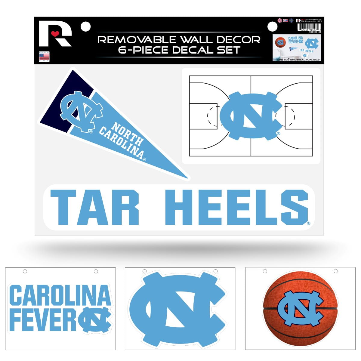 Customer reviews for UNC North Carolina NCAA Tar Heels (Set of 6 ...