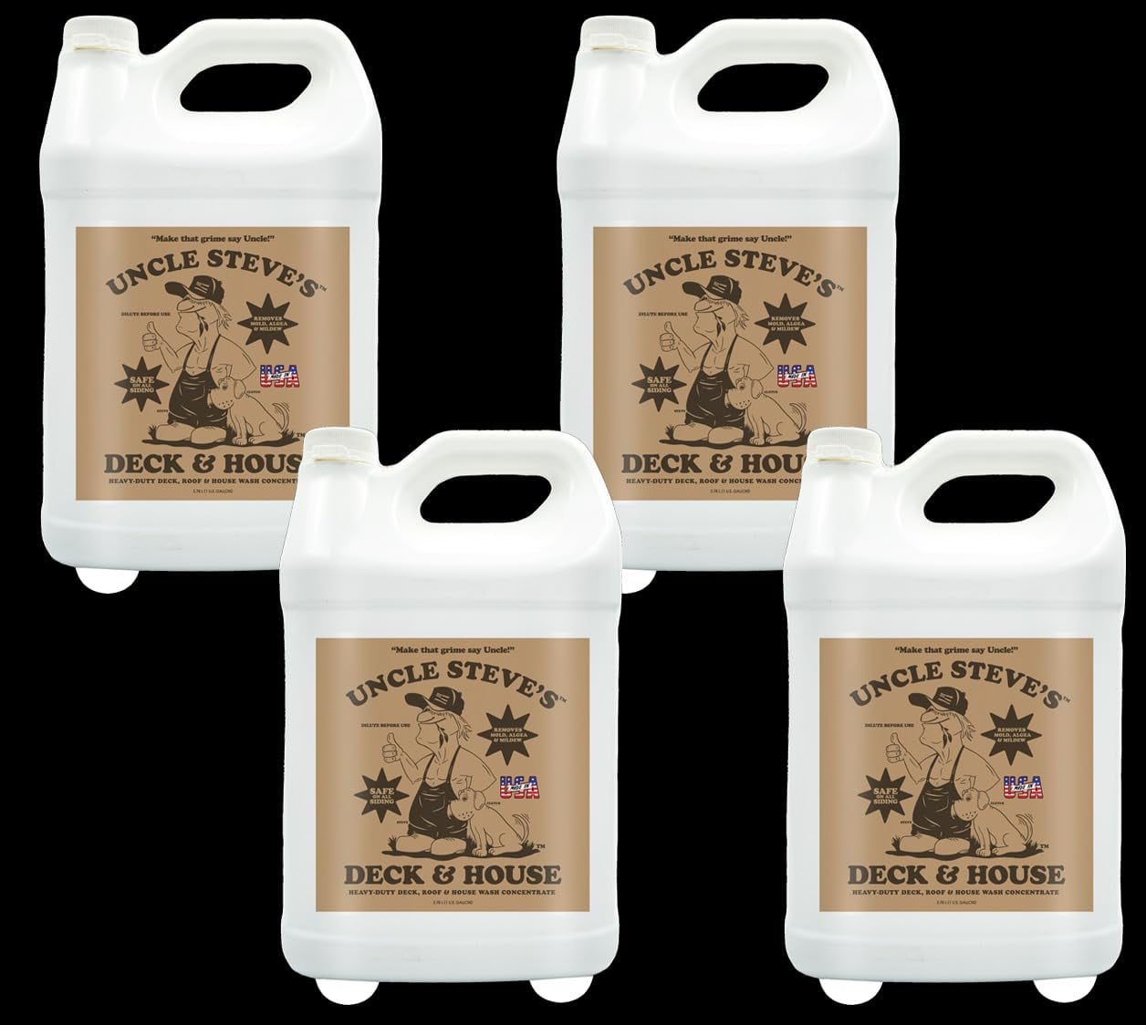 UNCLE STEVE'S® Deck, Roof & House Wash - Made in the USA - Eco-Friendly ...