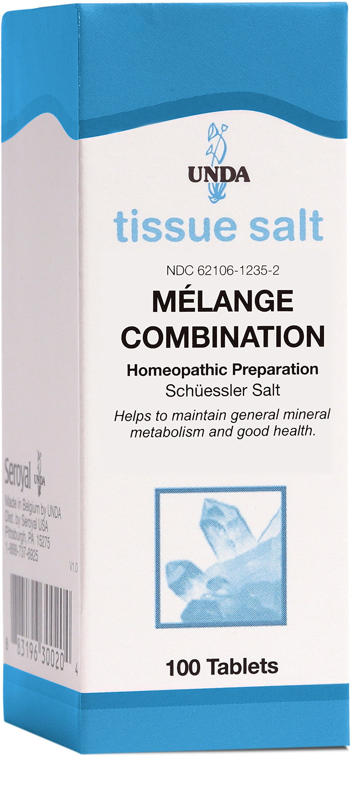 UNDA Mélange Combination Tissue YPF5 Salt | Homeopathic Remedy Helps ...