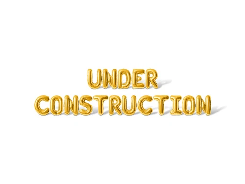 UNDER CONSTRUCTION Letter Balloon Banner - Baby Shower, Stork Party ...