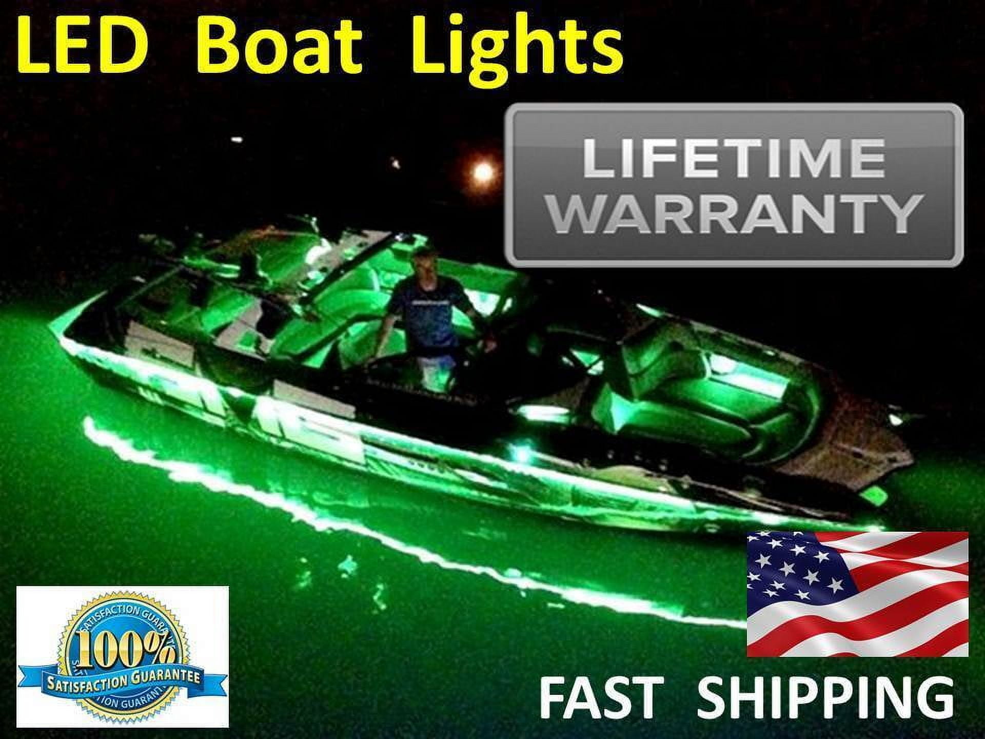 UNDER Deck Pontoon LED LIghting --- 32 ft SUPER KIT --- color changing ...