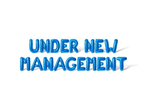 UNDER NEW MANAGEMENT Letter Balloon Banner - DIY Retirement Party ...