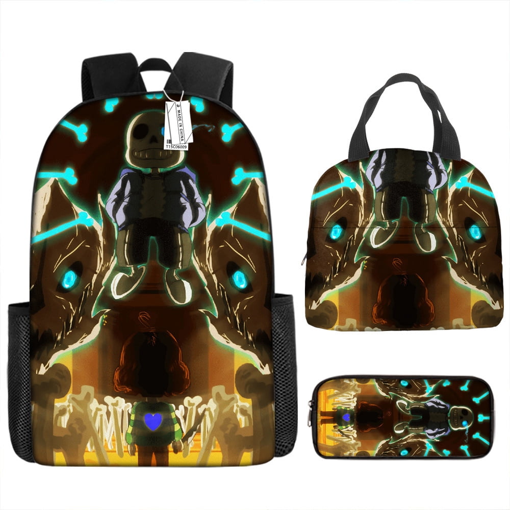 UNDERTALE Anime Travel Backpack for Teens/Womens/Mens/ Casual Daypack ...