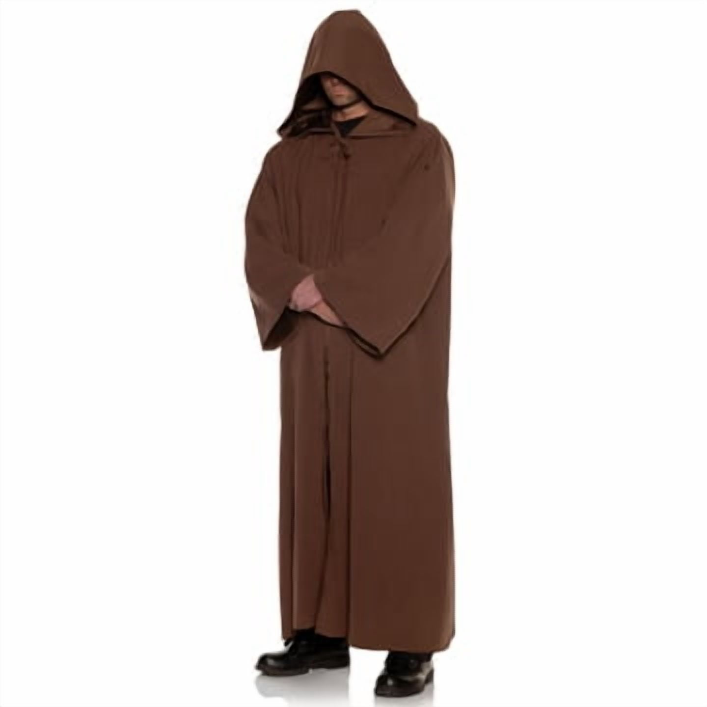 UNDERWRAPS Men's Brown Hooded Cloak - Adult Hooded Cape for Men ...