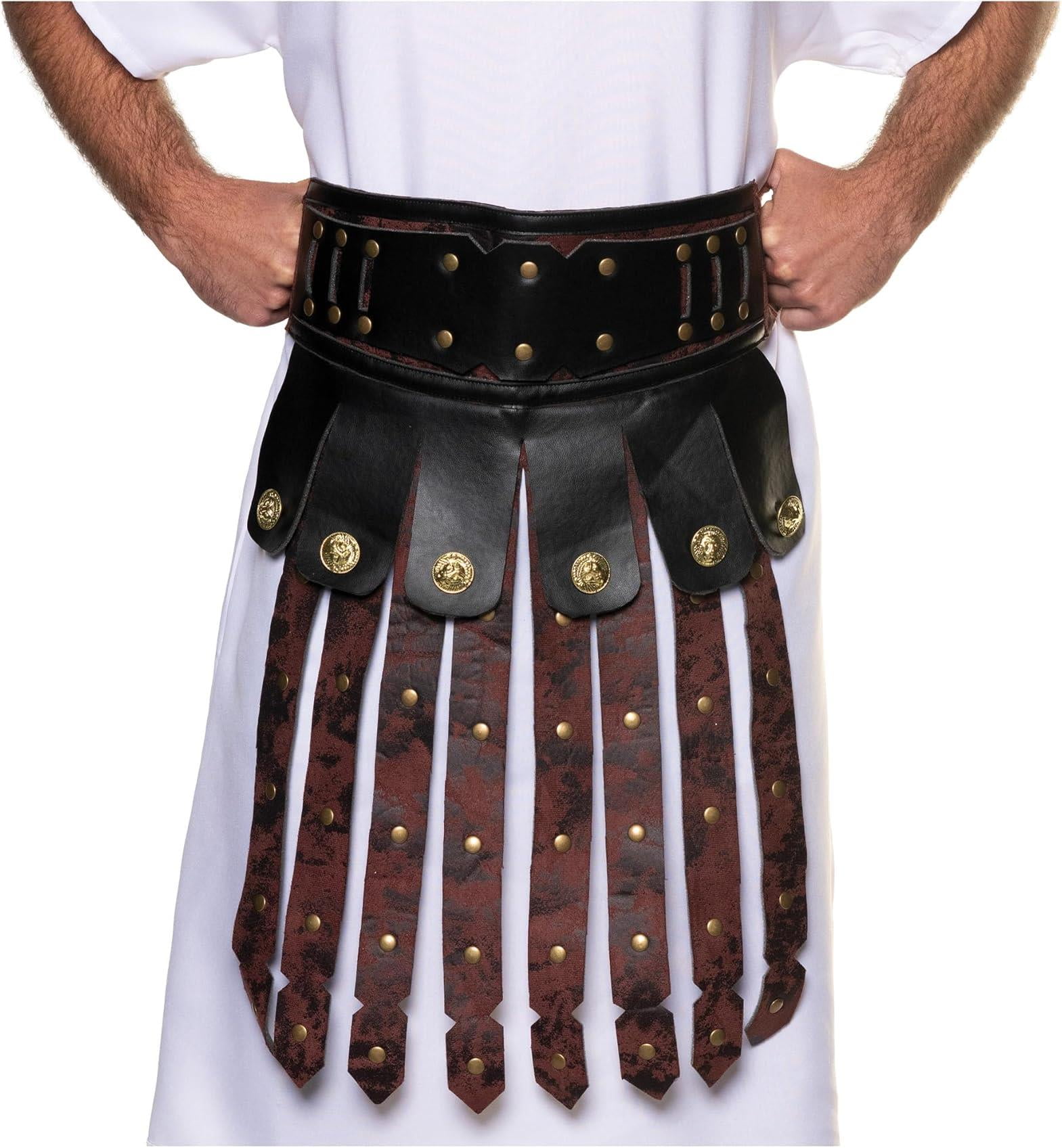 UNDERWRAPS Mens Greek Roman Belt - Warrior, Knight Armor, Medieval Belt ...