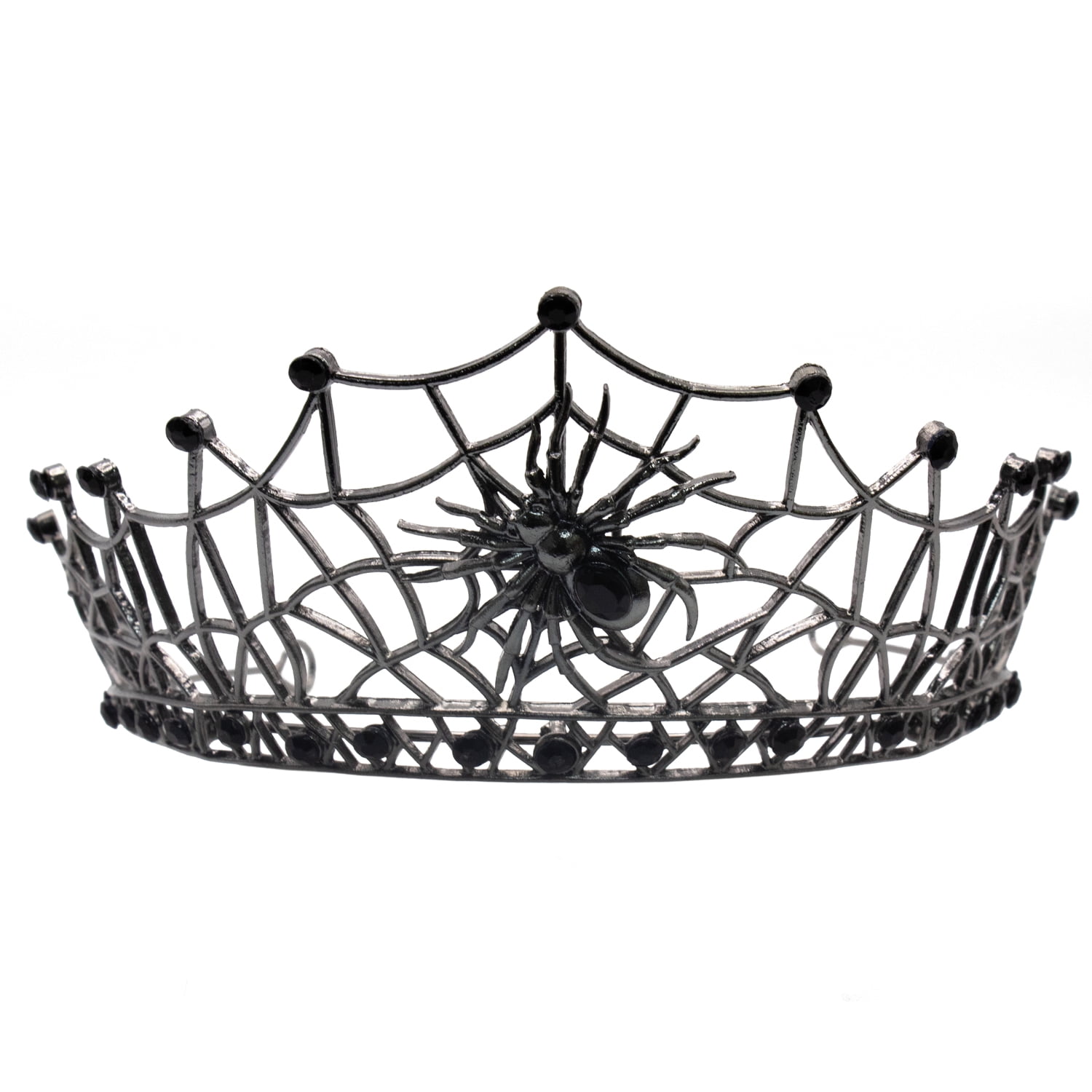 UNDERWRAPS Spider Web Metal Tiara - King's and Queen's Tiara, Tiara ...