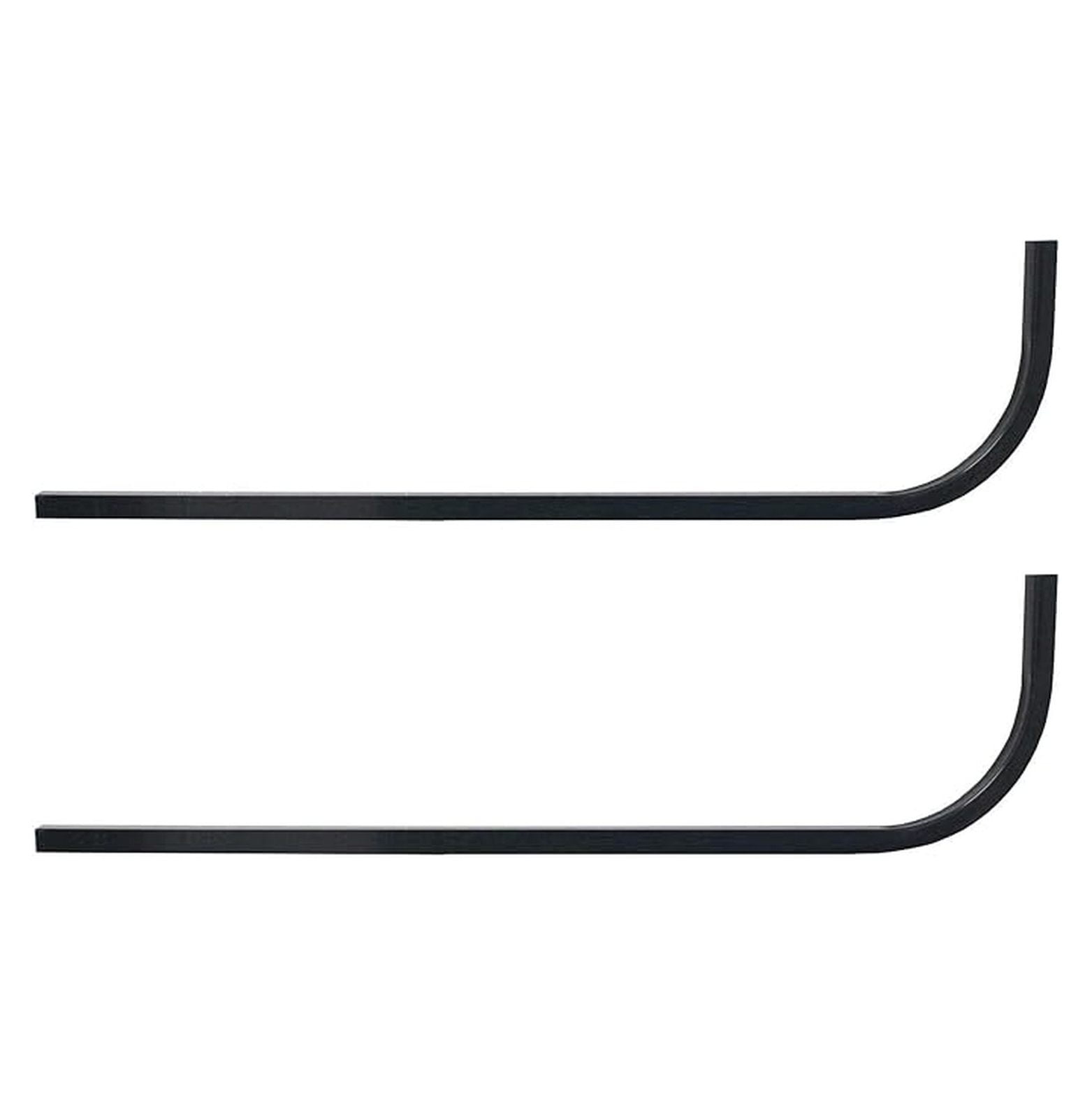 UNDRILLED Rear Struts/Candy Canes for Golf Carts with 80" Roof (See ...