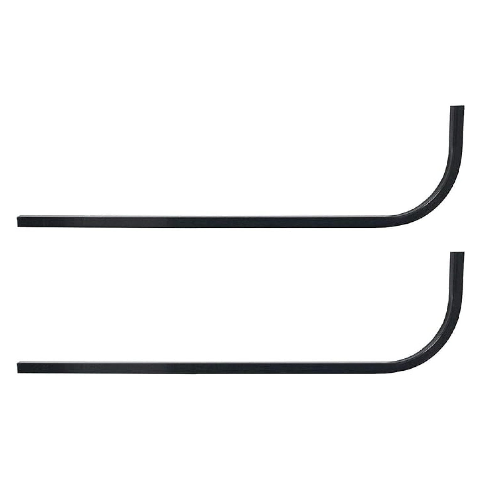 UNDRILLED Rear Struts/Candy Canes for Golf Carts with 80" Roof (See ...