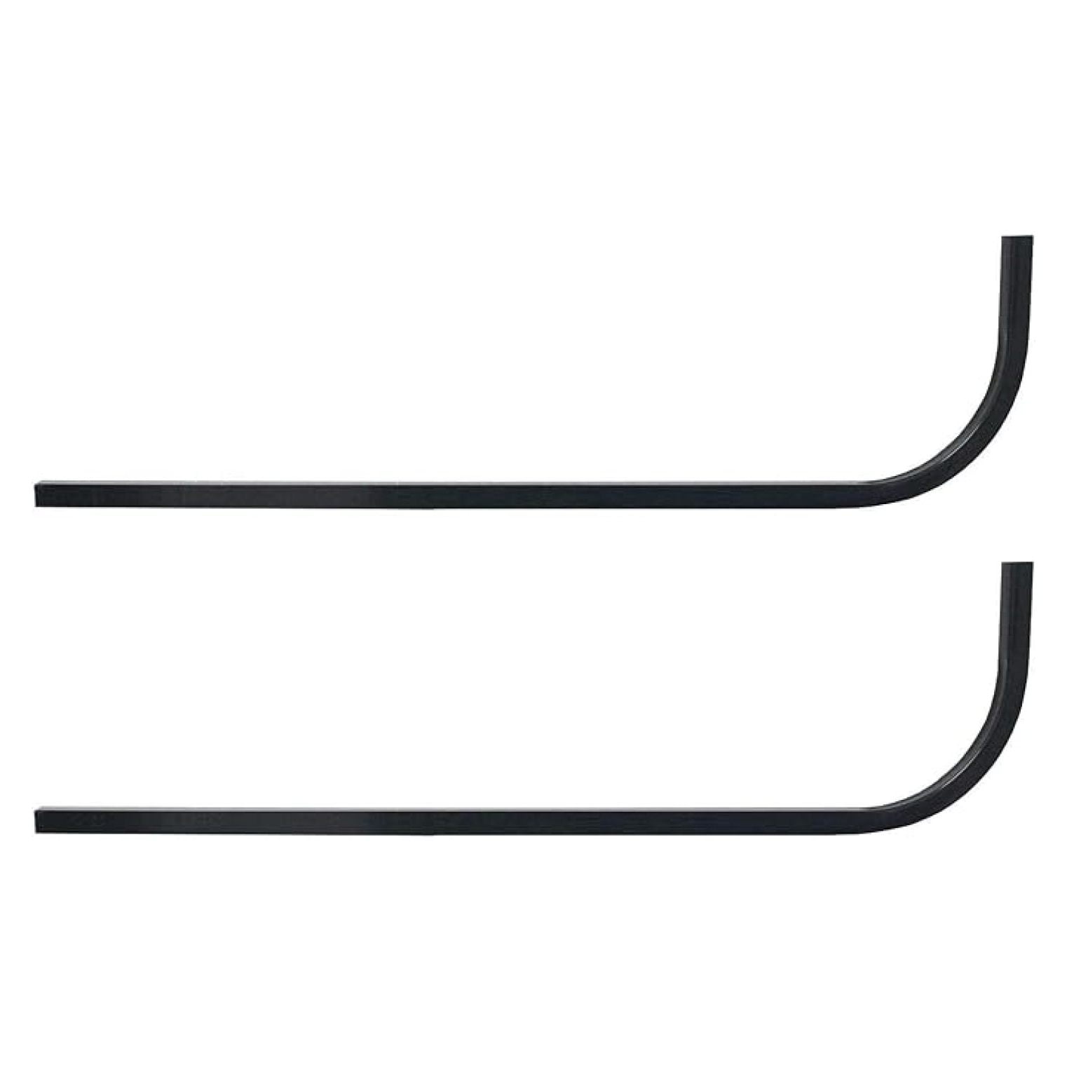 UNDRILLED Rear Struts/Candy Canes for Golf Carts with 80" Roof (See ...