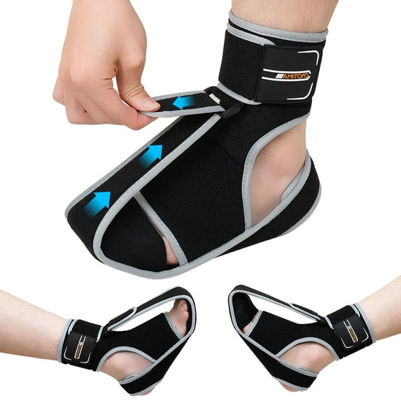UNEEI Plantar Fasciitis Night Splint for Men and Women,Dual Wear Open ...