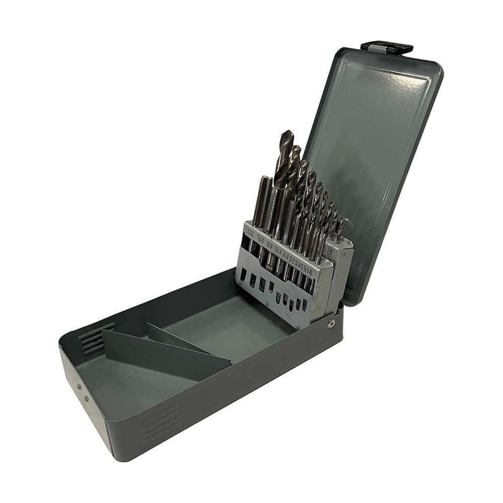 UNF Fine HSS Tap & Drill Set 18 Pc - Walmart.com