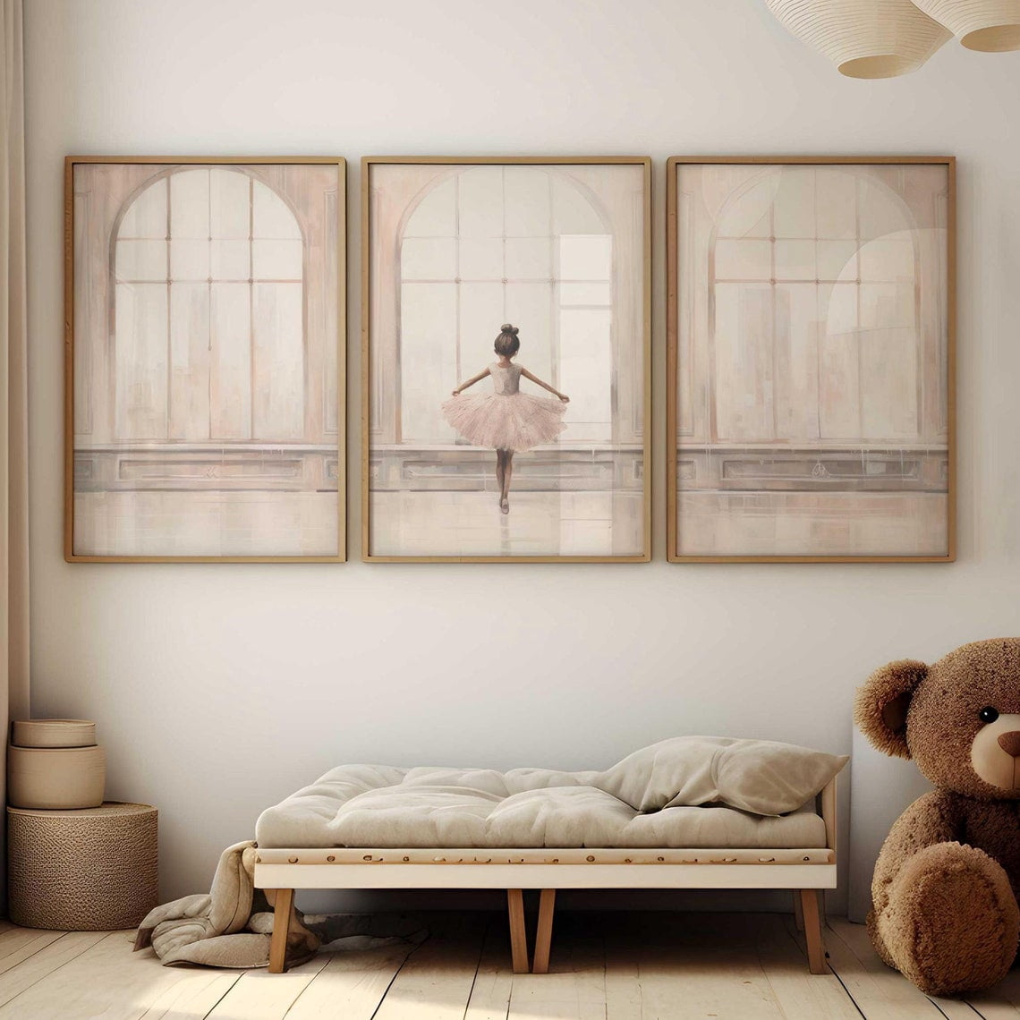 Luvia Ballerina Nursery Decor, Ballet, Pink Girl'S Room, Ballet Poster ...