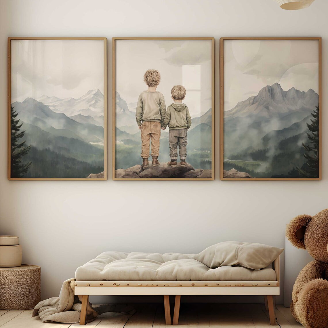 Luvia Brother Adventure Art, Brother Poster, Set Of 3 Adventure Big ...